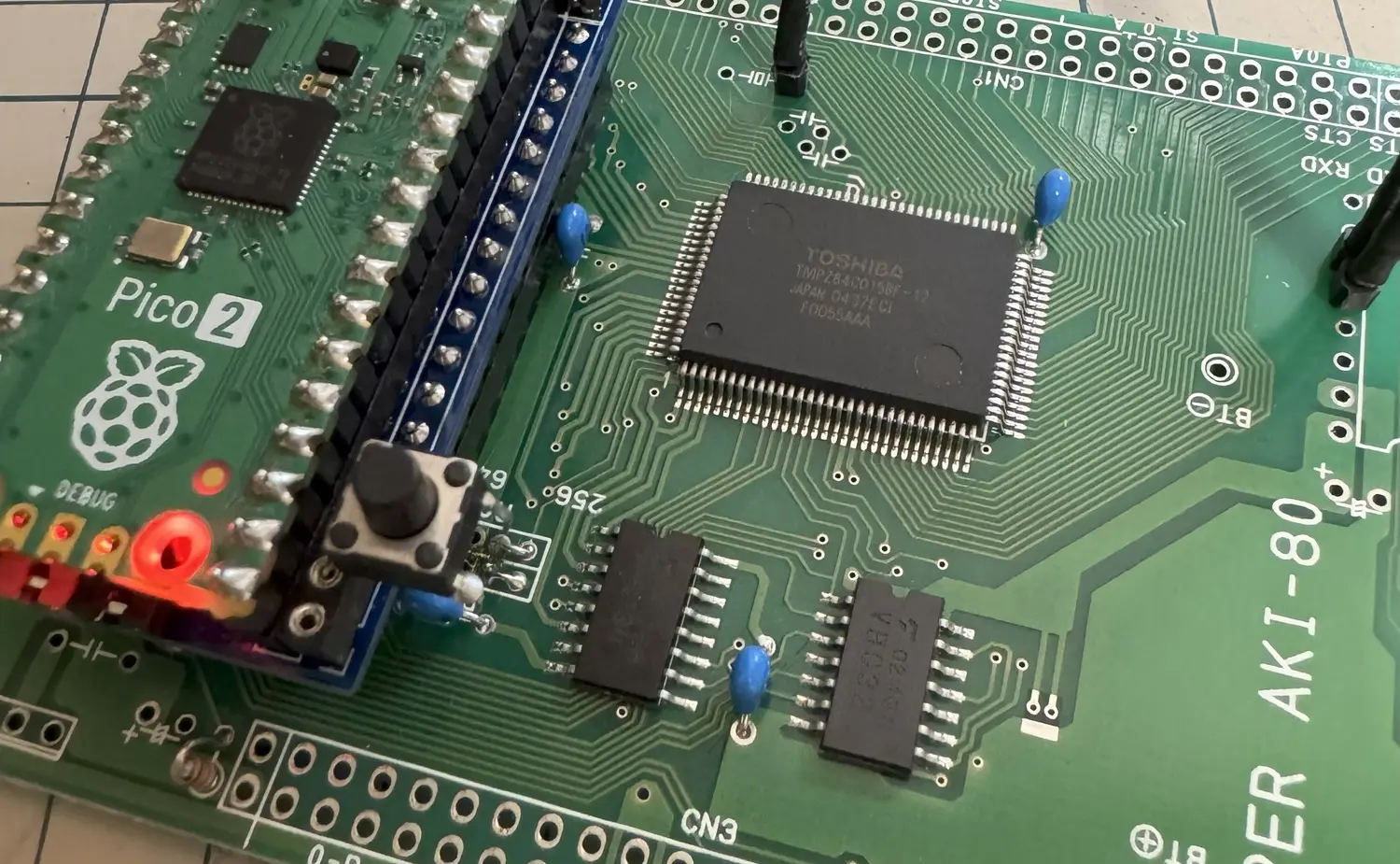 Raspberry Pi Pico2でROMエミュレータを製作、Z80マイコンボードを最小部品で動作 - FabScene（ファブシーン）